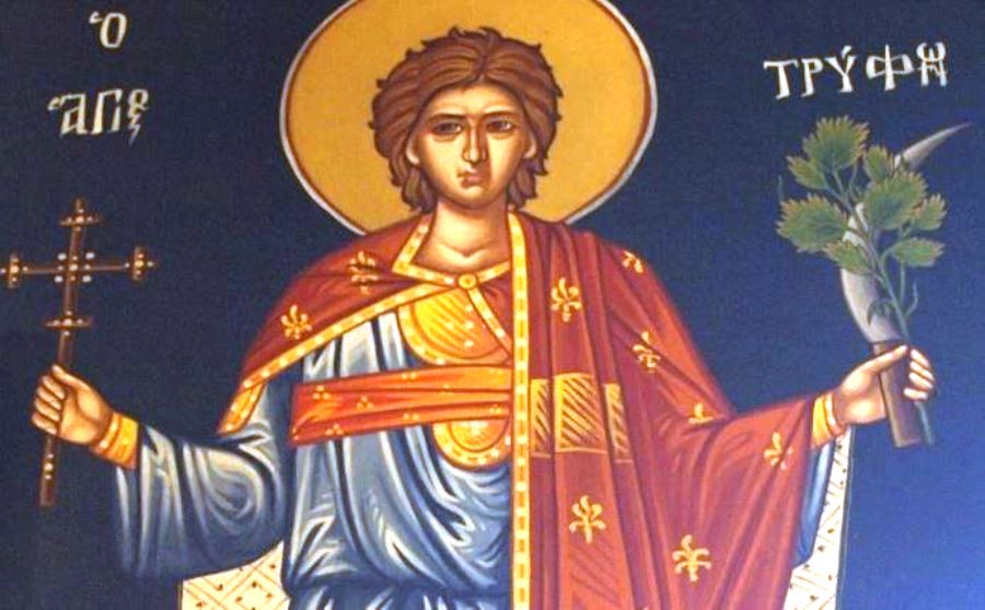 Ο Άγιος Τρύφων | Διακόνημα
