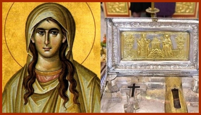 Προσκύνησις της Τιμίας Χειρός της Αγίας Μαρίας της Μαγδαληνής | Διακόνημα